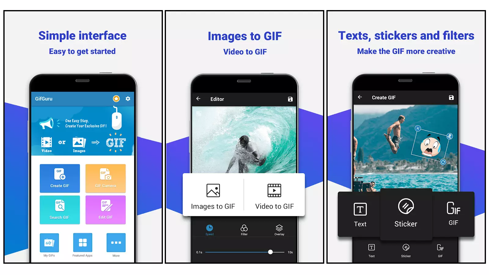 אפליקציה להכנת GIFGuru GIF