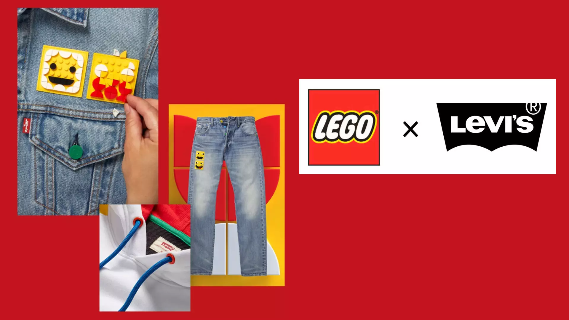 A Lego Group x Levi’s Collaboration kalapokat, farmernadrágokat és kabátokat tartalmaz