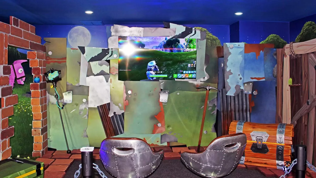 Տեսախաղերի սենյակ՝ նվիրված Fornite-ին