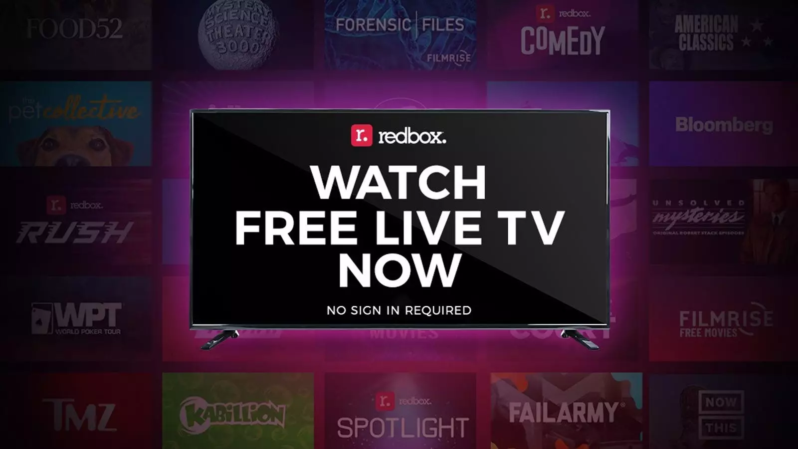 Redbox svoji brezplačni storitvi TV v živo dodaja več 20 kanalov