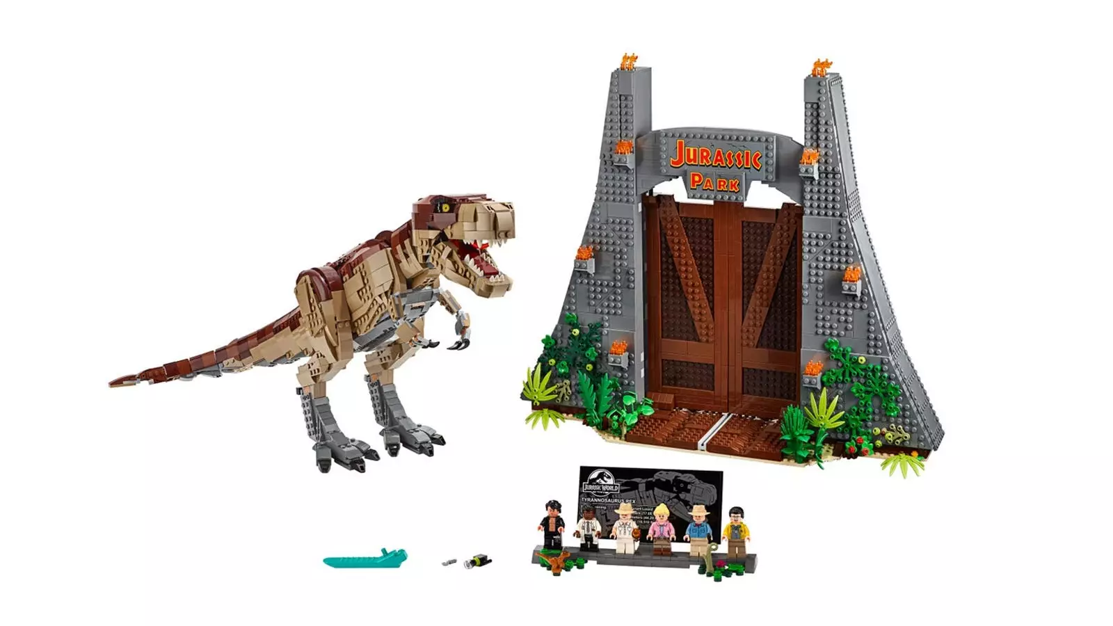 LEGO Jurassic Park T. Rex השתוללות
