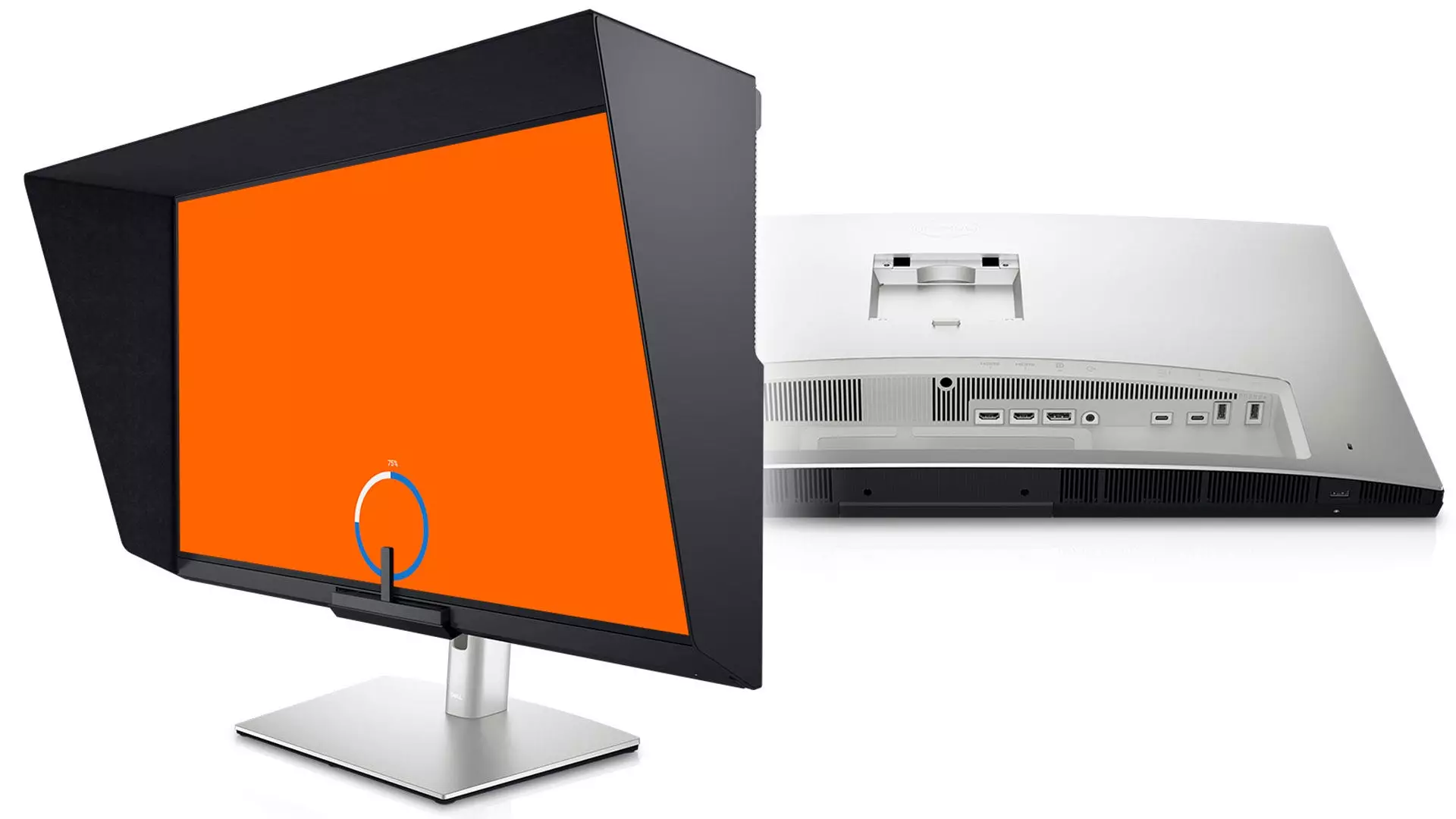 Monitor Dell $ 5000 4K kanggo Desainer Nduwe Colorimeter Dibangun