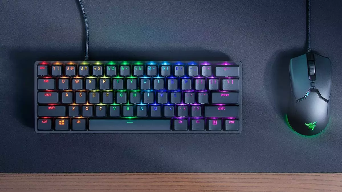 Keyboard lan mouse Razer Huntsman Mini