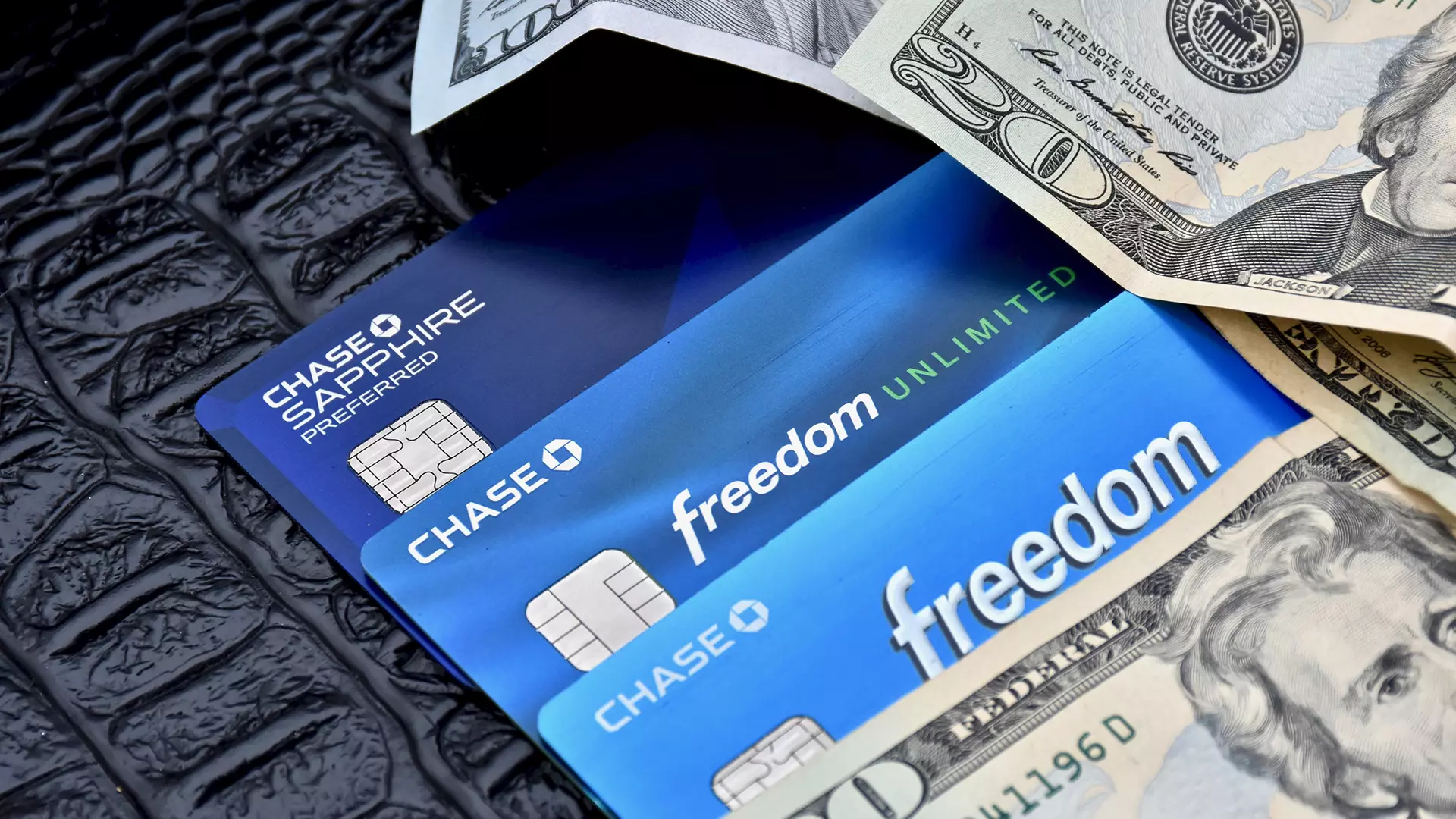 Usa ka litrato sa pipila nga mga credit card sa Chase.