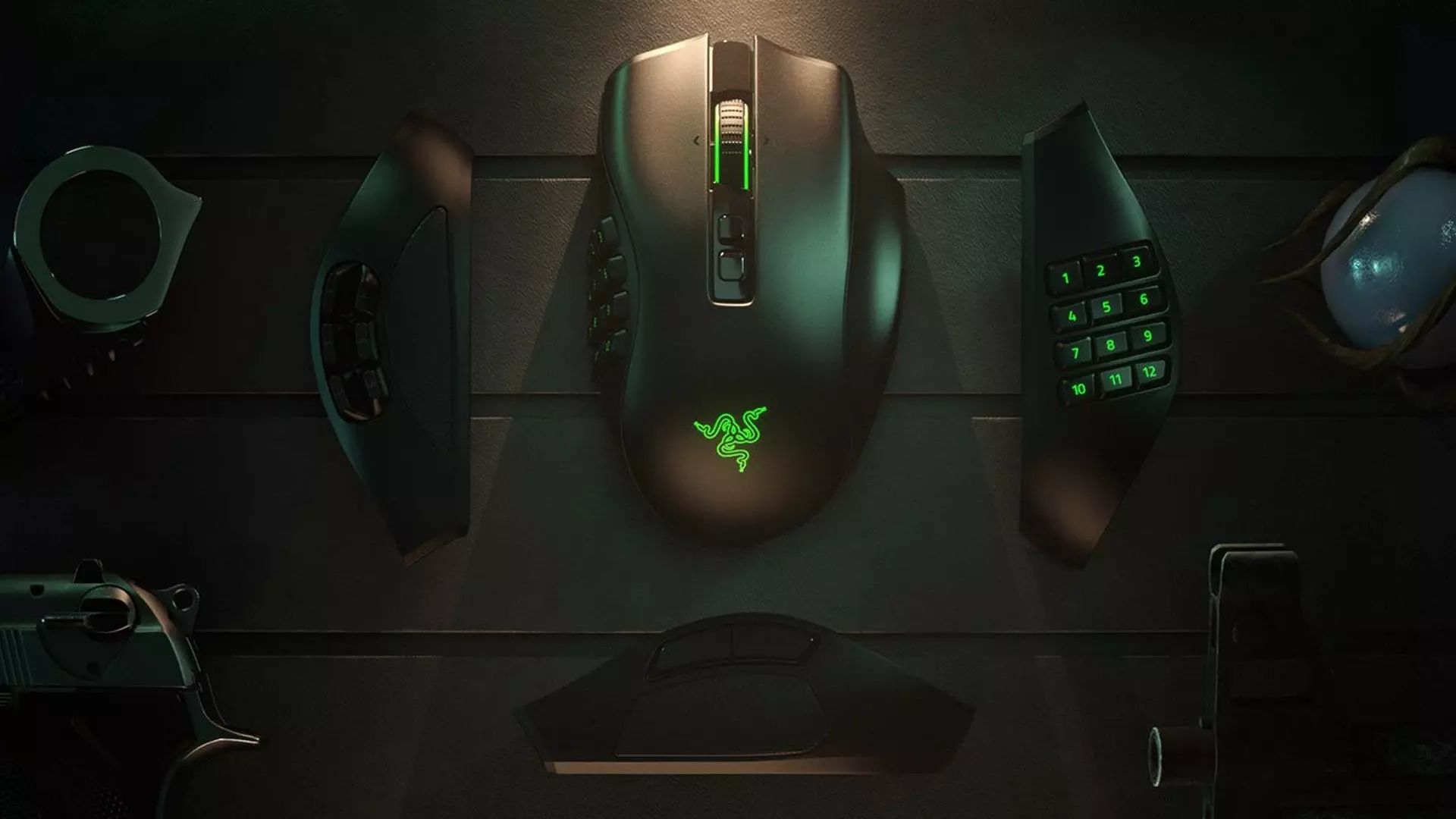 Razer-ийн Naga Pro хулгана нь солих боломжтой эрхий хурууны кластер болон өндөр хурдны утасгүй холболтыг санал болгодог