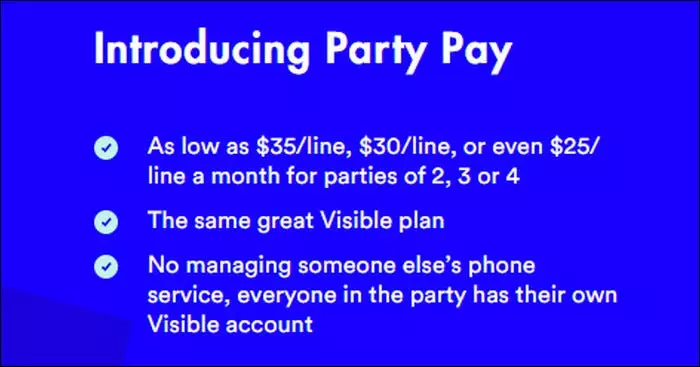 Visible Party Pay
