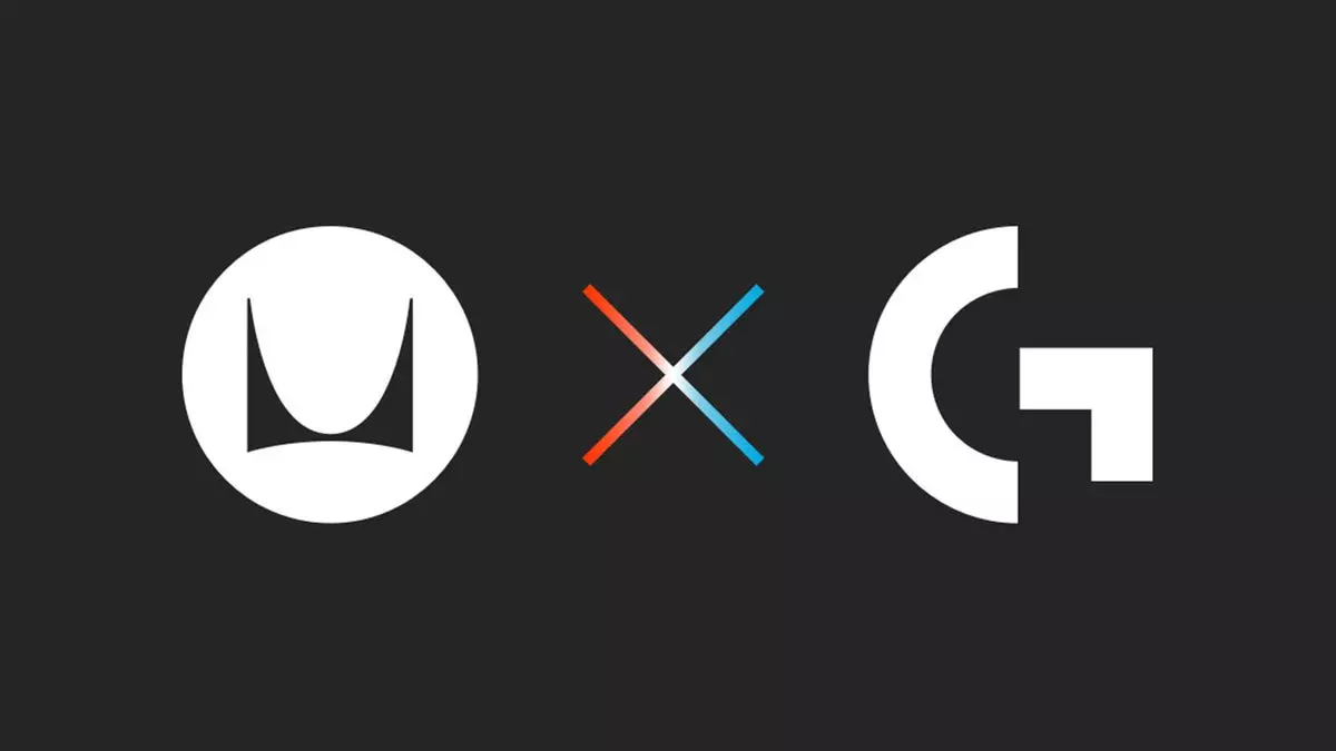 Los logotipos de Herman Miller y Logitech uno al lado del otro.