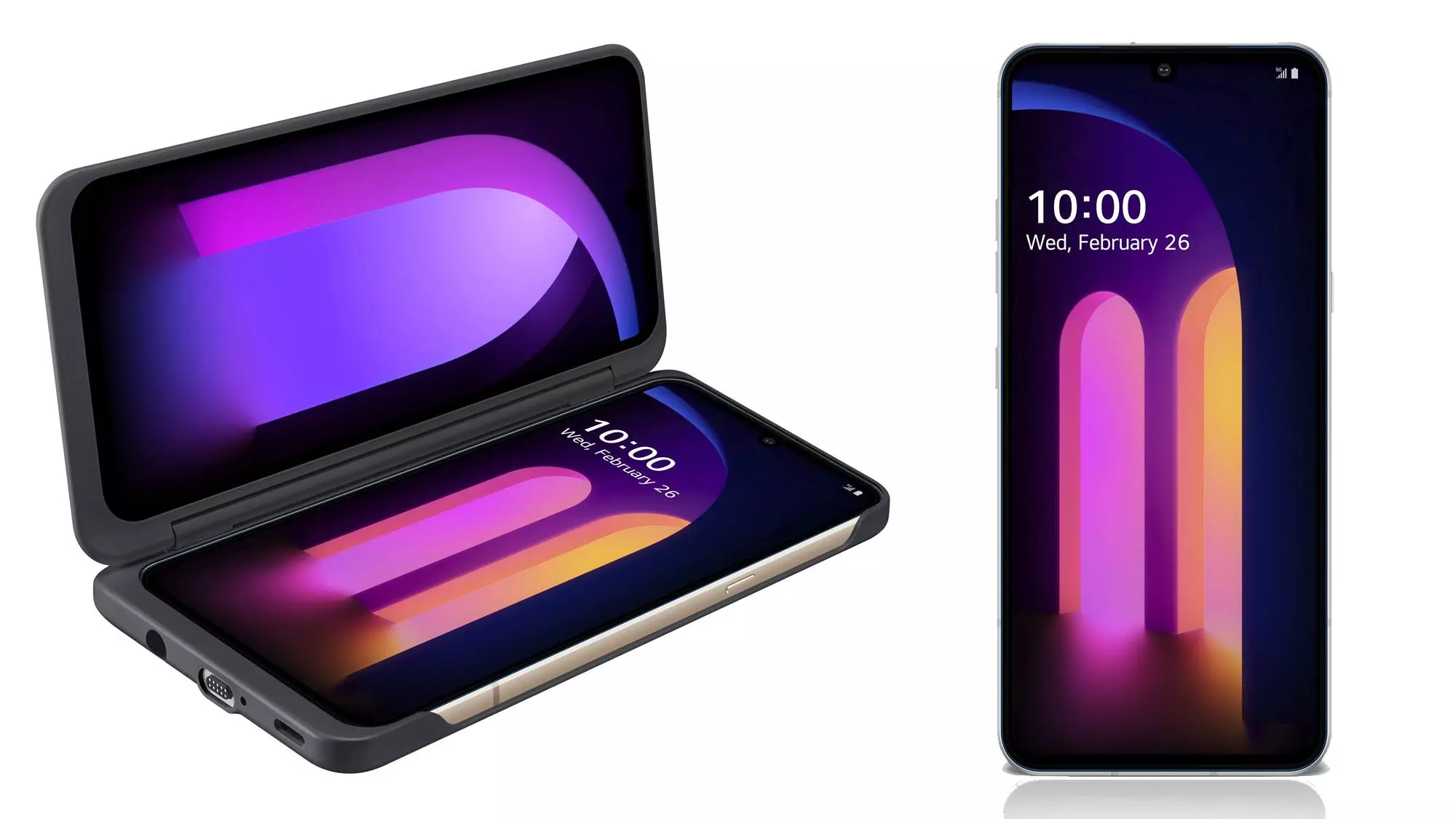 LG च्या V60 ThinQ फोनमध्ये बॉक्समध्ये ड्युअल स्क्रीन अॅड-ऑन समाविष्ट आहे