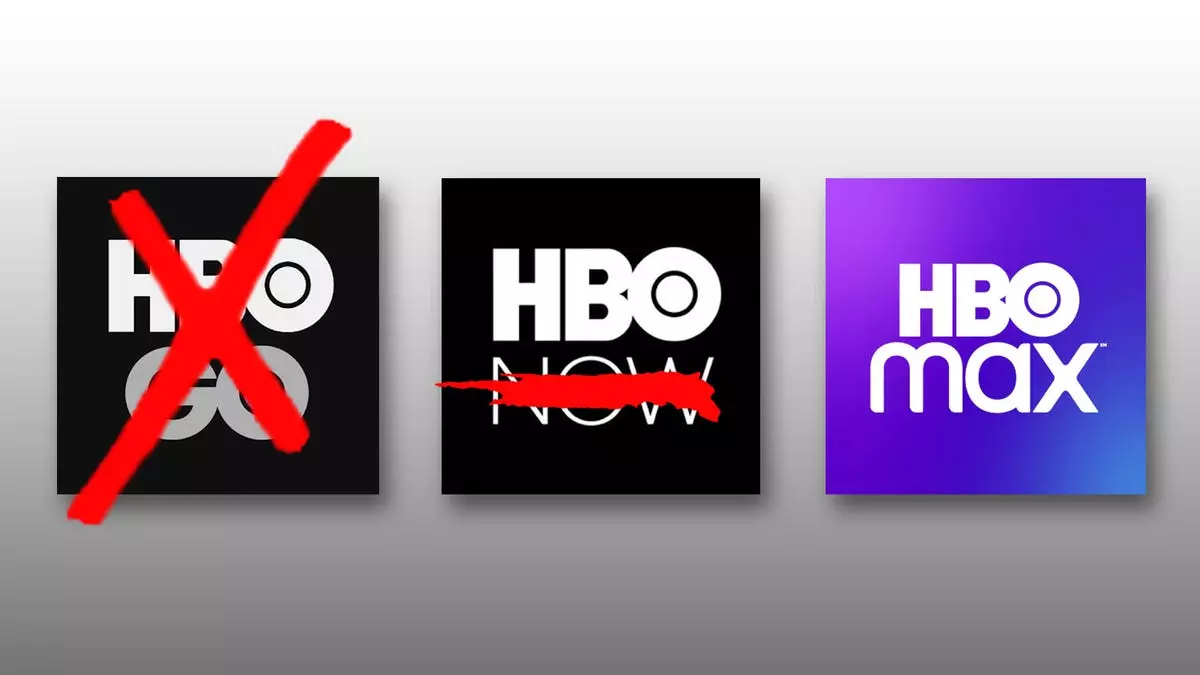 HBO Go, Tsopano, ndi Max app logo