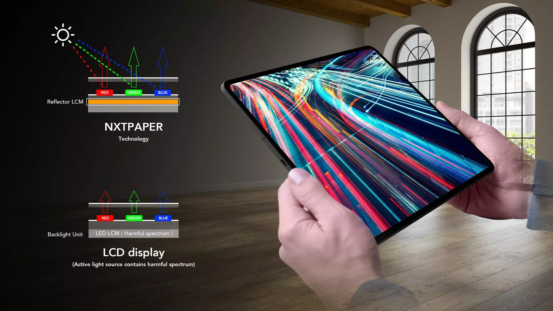 TCL revela tecnología futura que incluye una pantalla similar al papel y anteojos de pantalla de cine