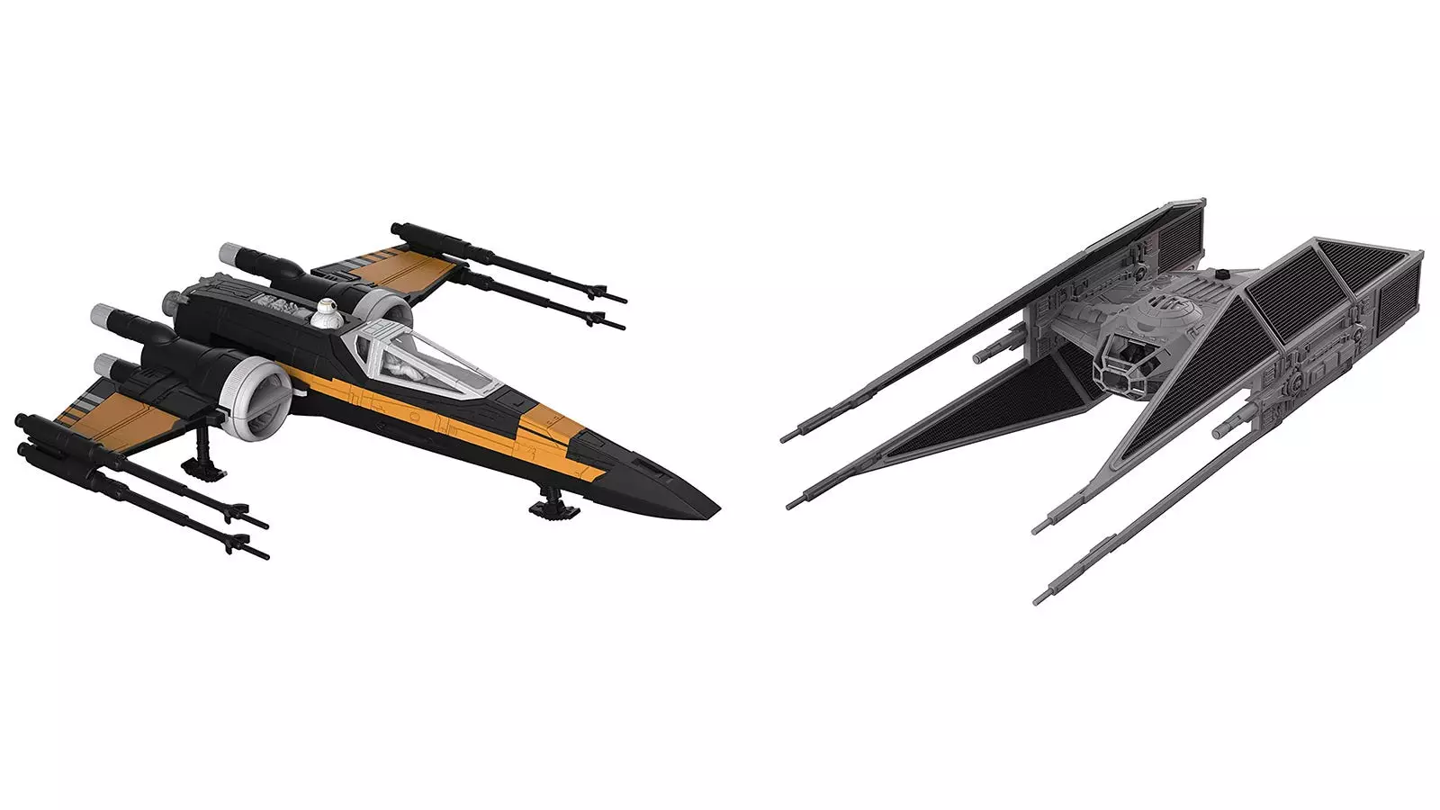 Revell X-Wing และ Tie Silencer