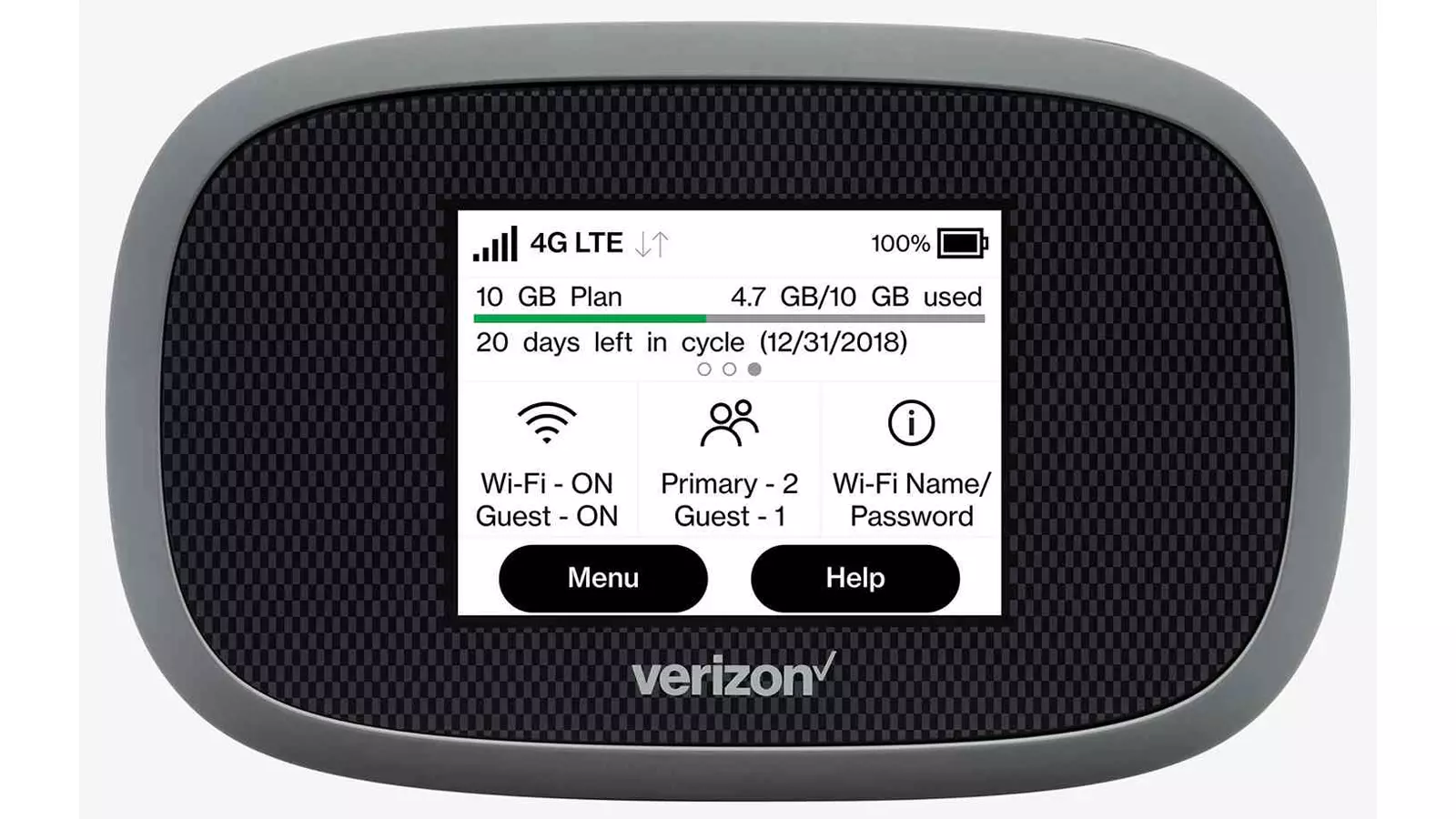 Verizon Jetpack 4G LTE Mobile Hotspot ອຸປະກອນ MiFi 8800L ທີ່ມີການຄຸ້ມຄອງທີ່ດີທີ່ສຸດ