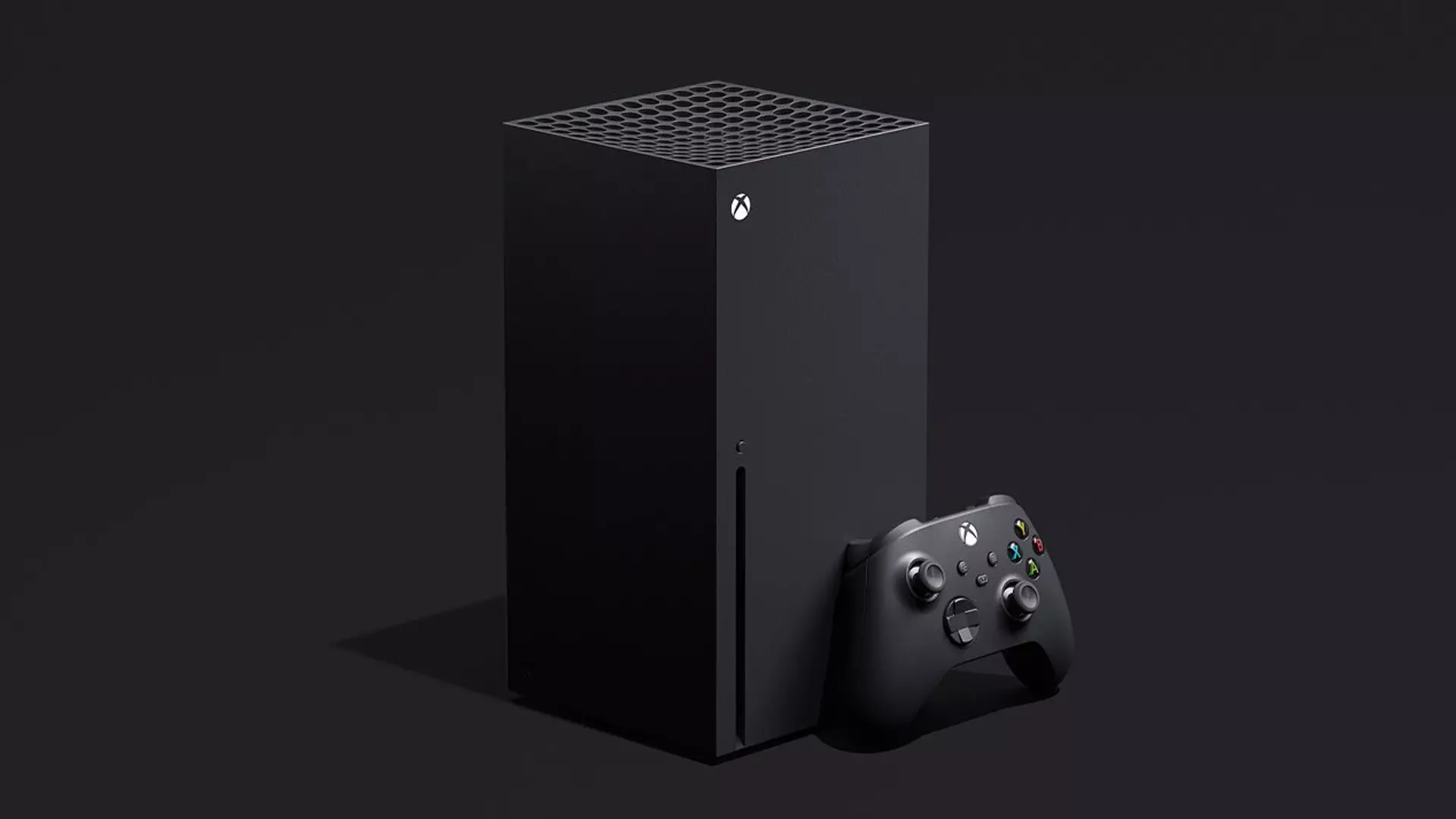 Llun o'r Xbox Series X.