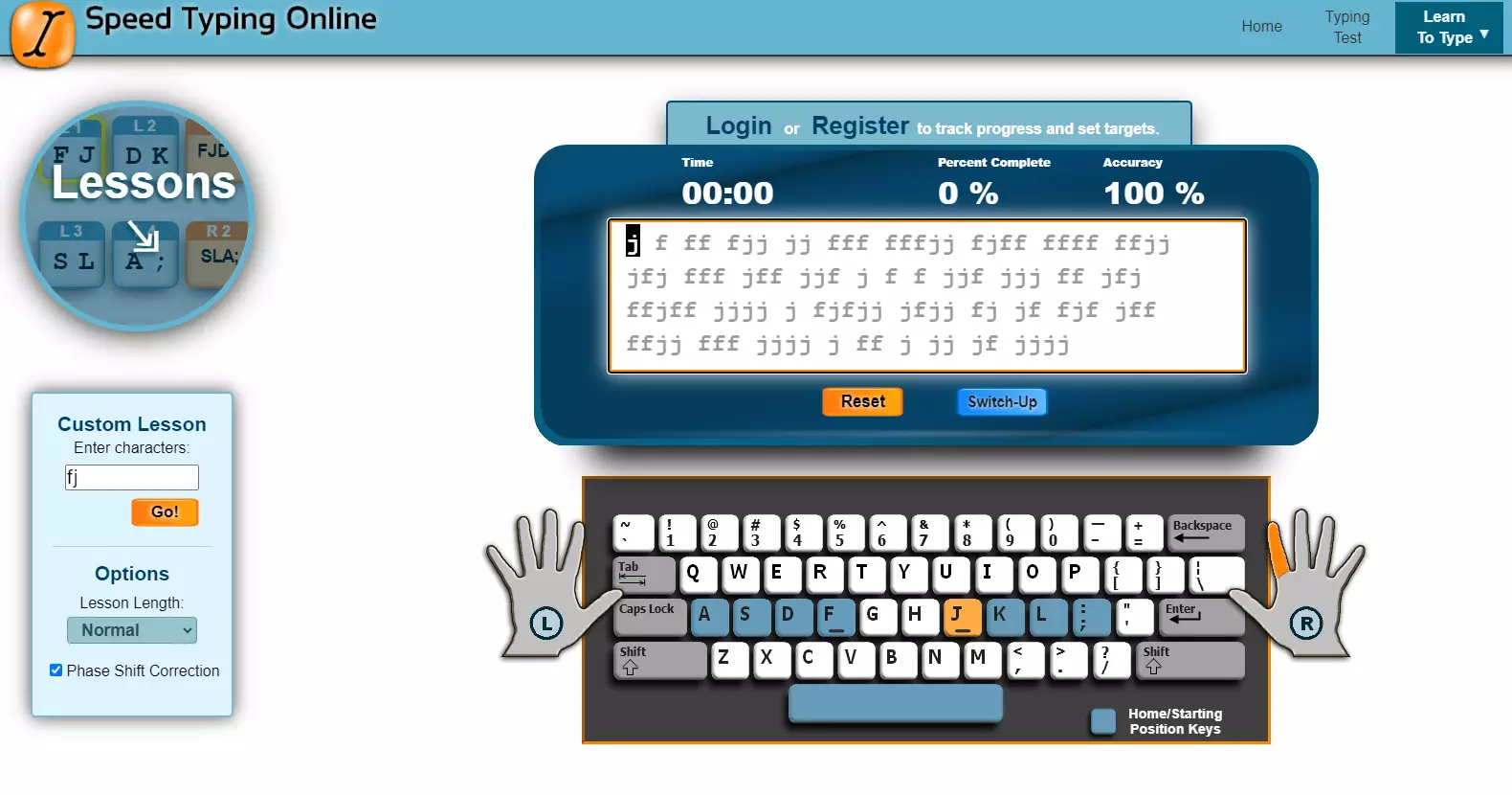 Speed Typing Cours de dactylographie personnalisés en ligne Cours de dactylographie gratuits