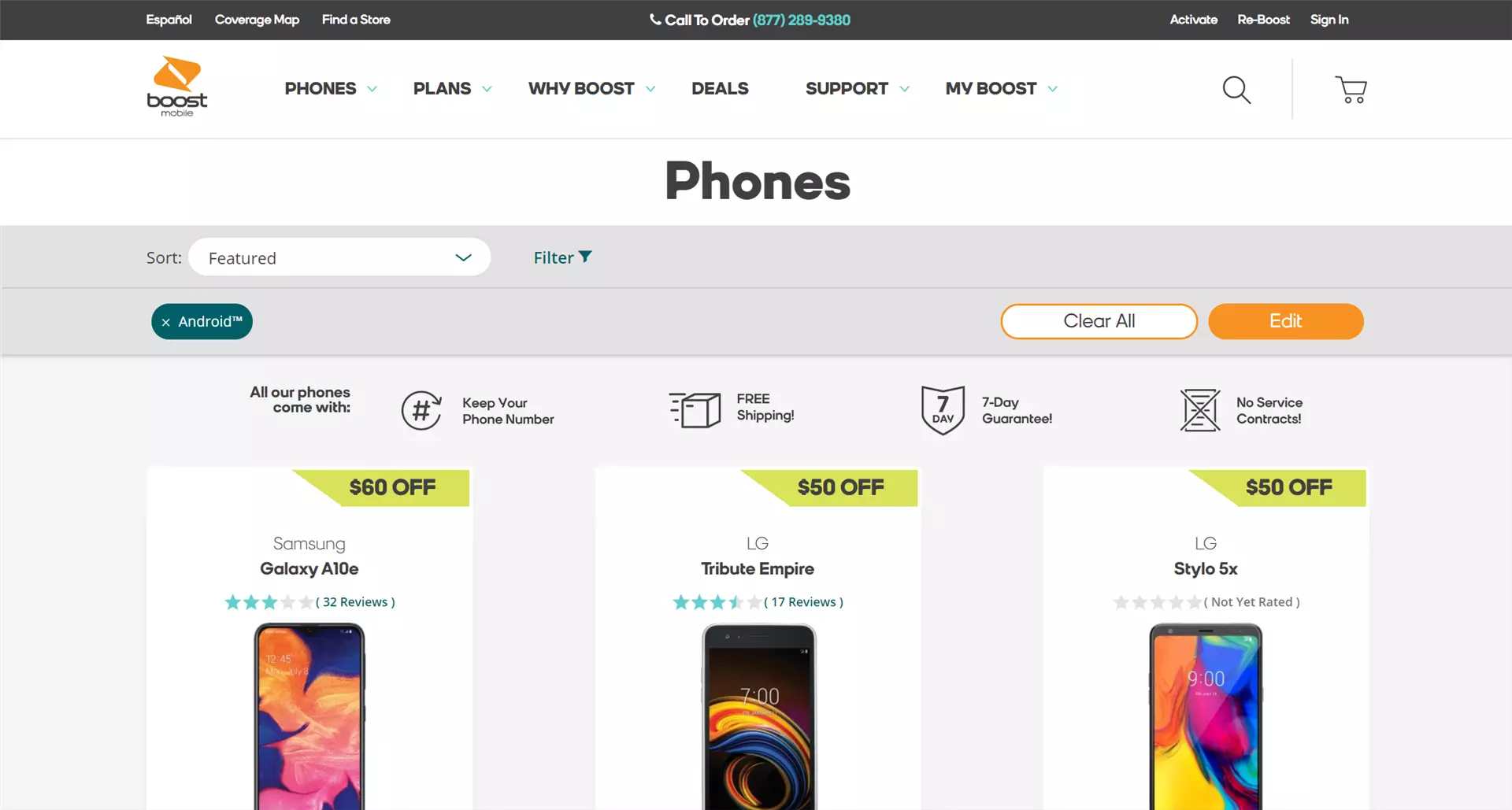 Boost Mobile Galaxy S20 Preorder Page