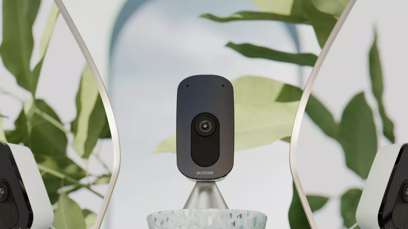 Un primer plano de la nueva ecobee SmartCamera