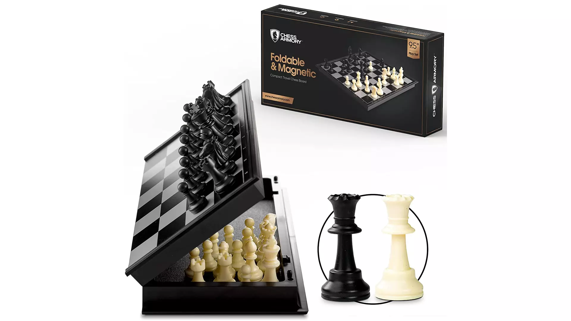 Chess Armory Travel Chess Set 9.5