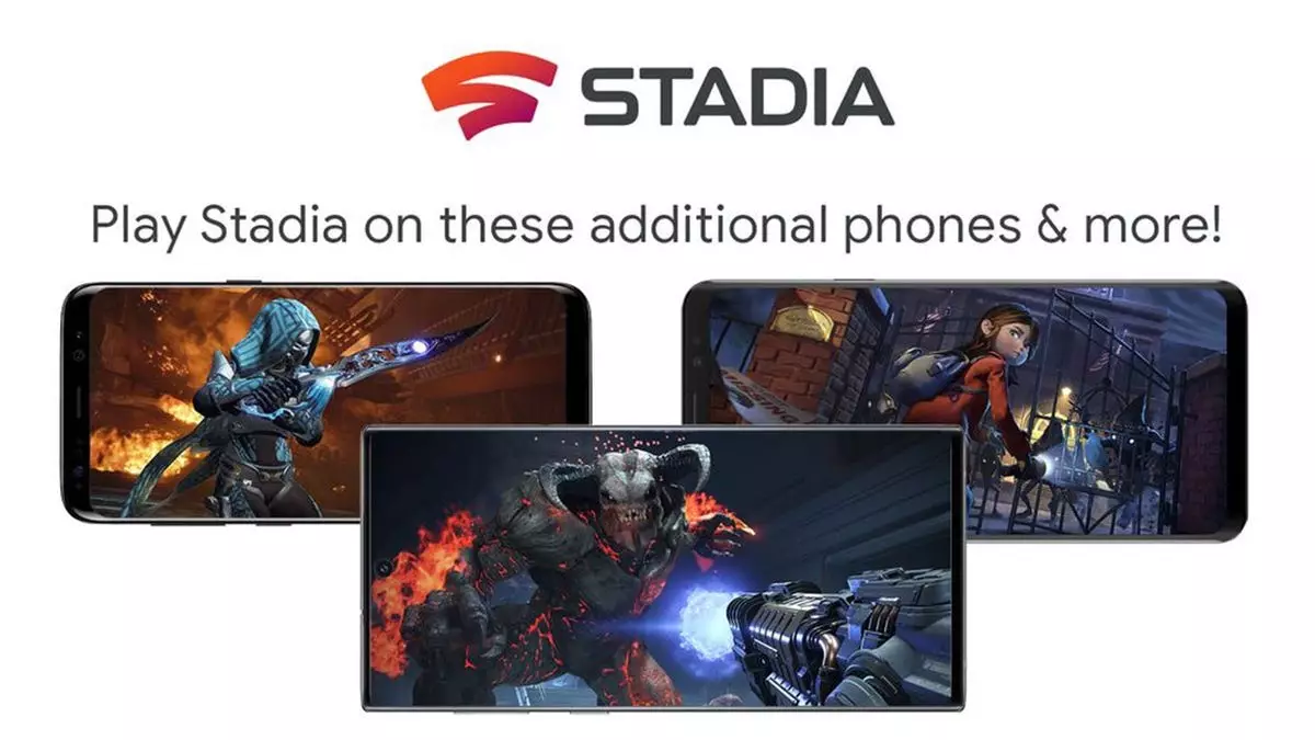 Stadia está chegando a 15 telefones Samsung e um punhado de telefones ASUS e Motorola também 7730_1