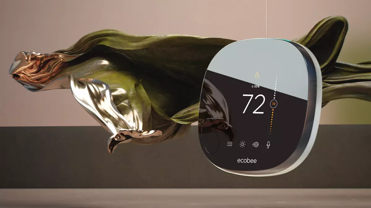 The ecobee smart thermostat.