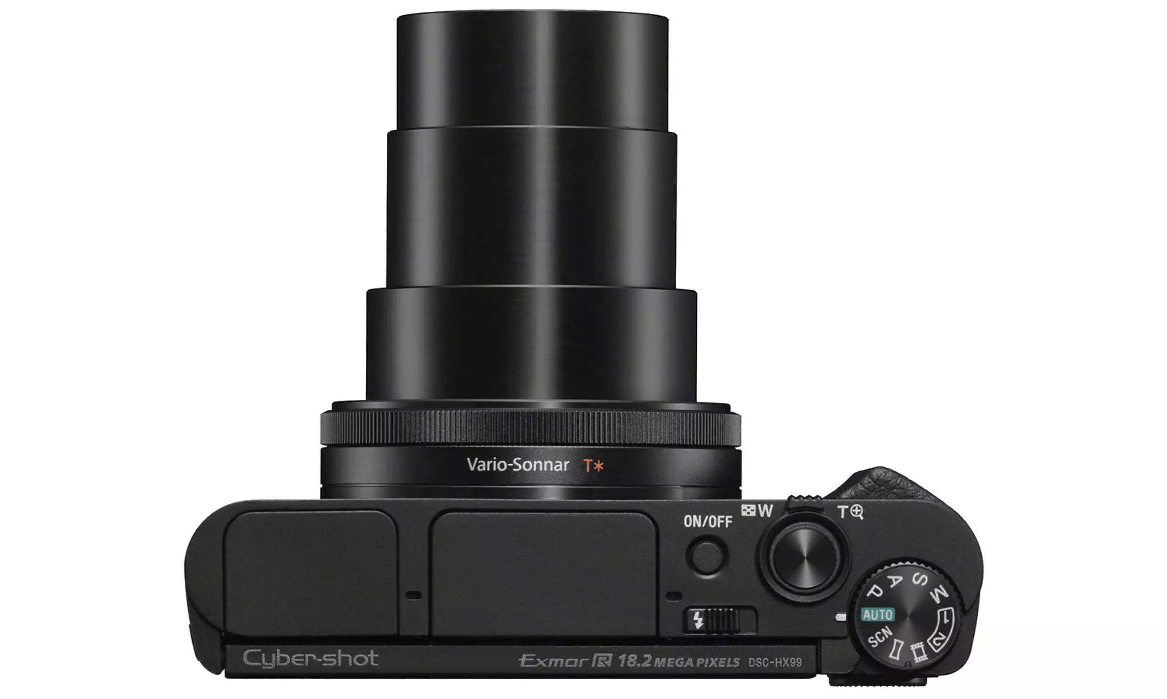 Sony CyberShot DSC-HX99 kamera, kuchokera pamwamba