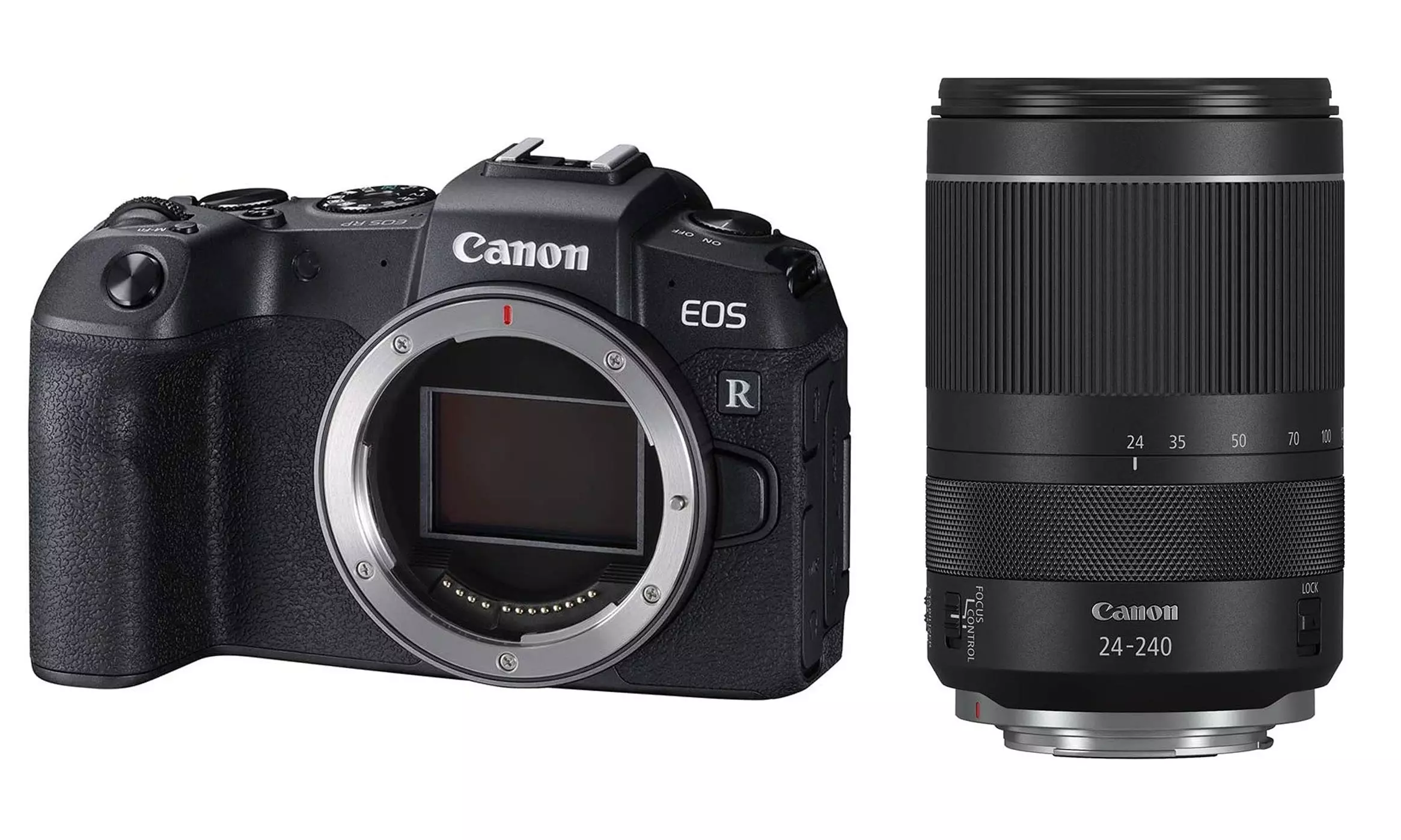 Canon EOS RP කැමරාව සහ 24-240mm කාච