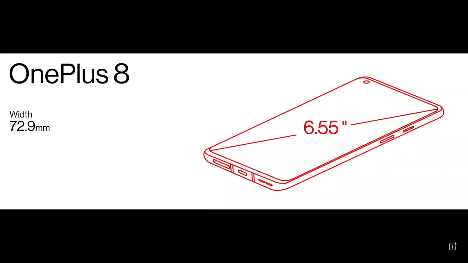 اگرچہ اسکرین 6.55 انچ ہے، فون پتلا ہے۔