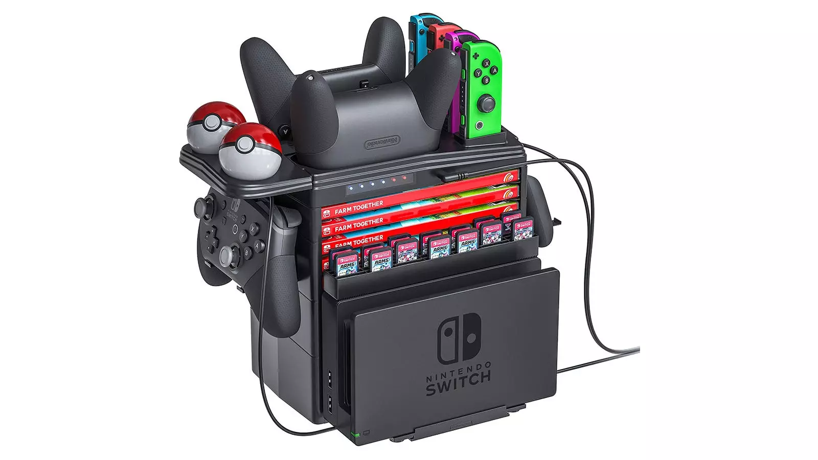 Nintendo Switch өчен Скайвин зарядлау манарасы.