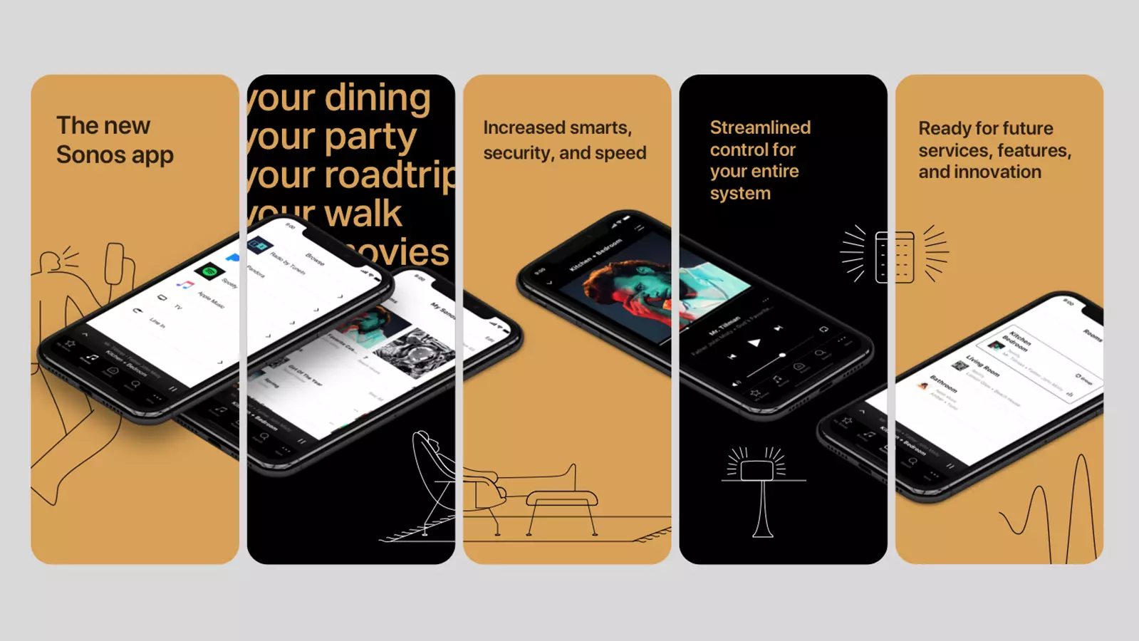 Sonos vil dele appen sin i to for å støtte eldre høyttalere