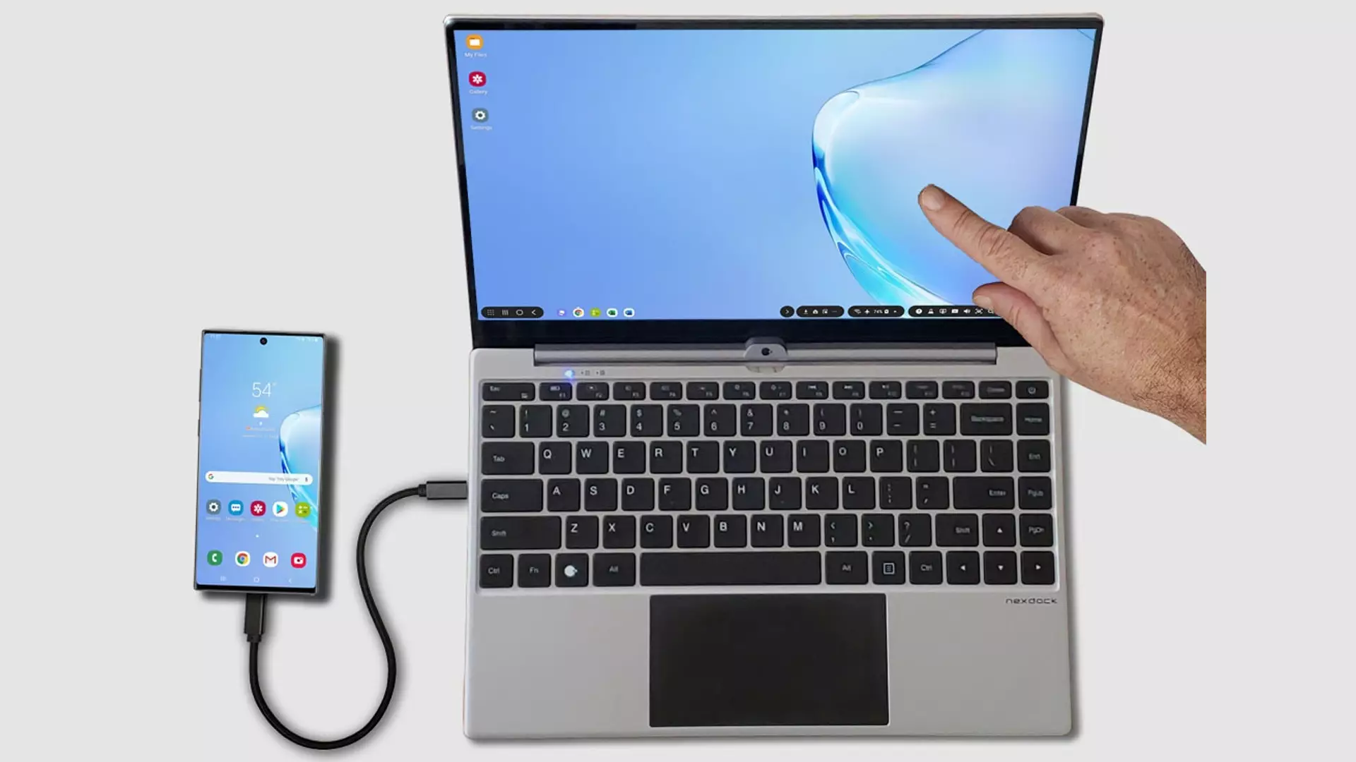 NexDock Touch là một đế máy tính xách tay trị giá 250 đô la cho điện thoại hoặc Raspberry Pi của bạn