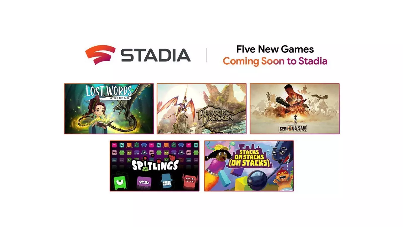 Stadia anuncia cinco novos xogos para manter a túa atención (e a túa subscrición)
