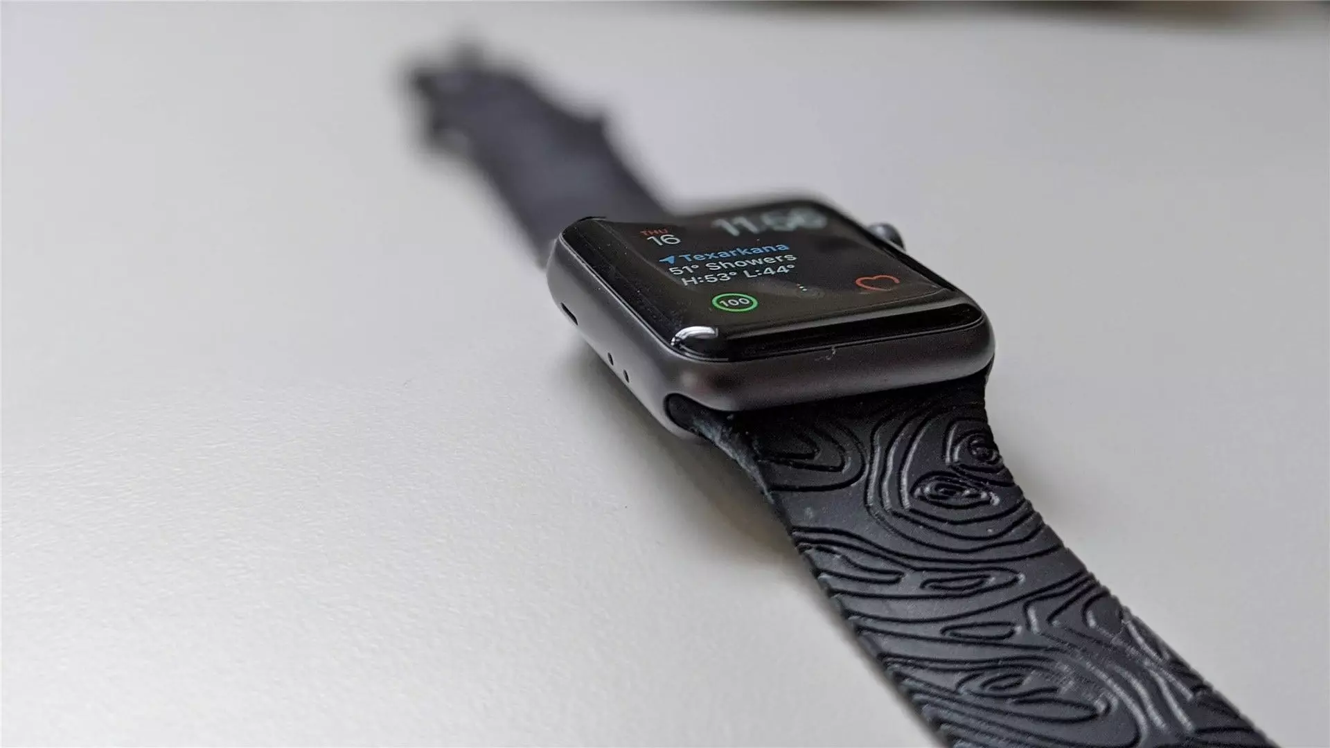 Groove Apple Watch 錶帶的頂部