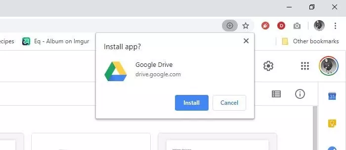 onyonyo nke Google Drive install ozugbo