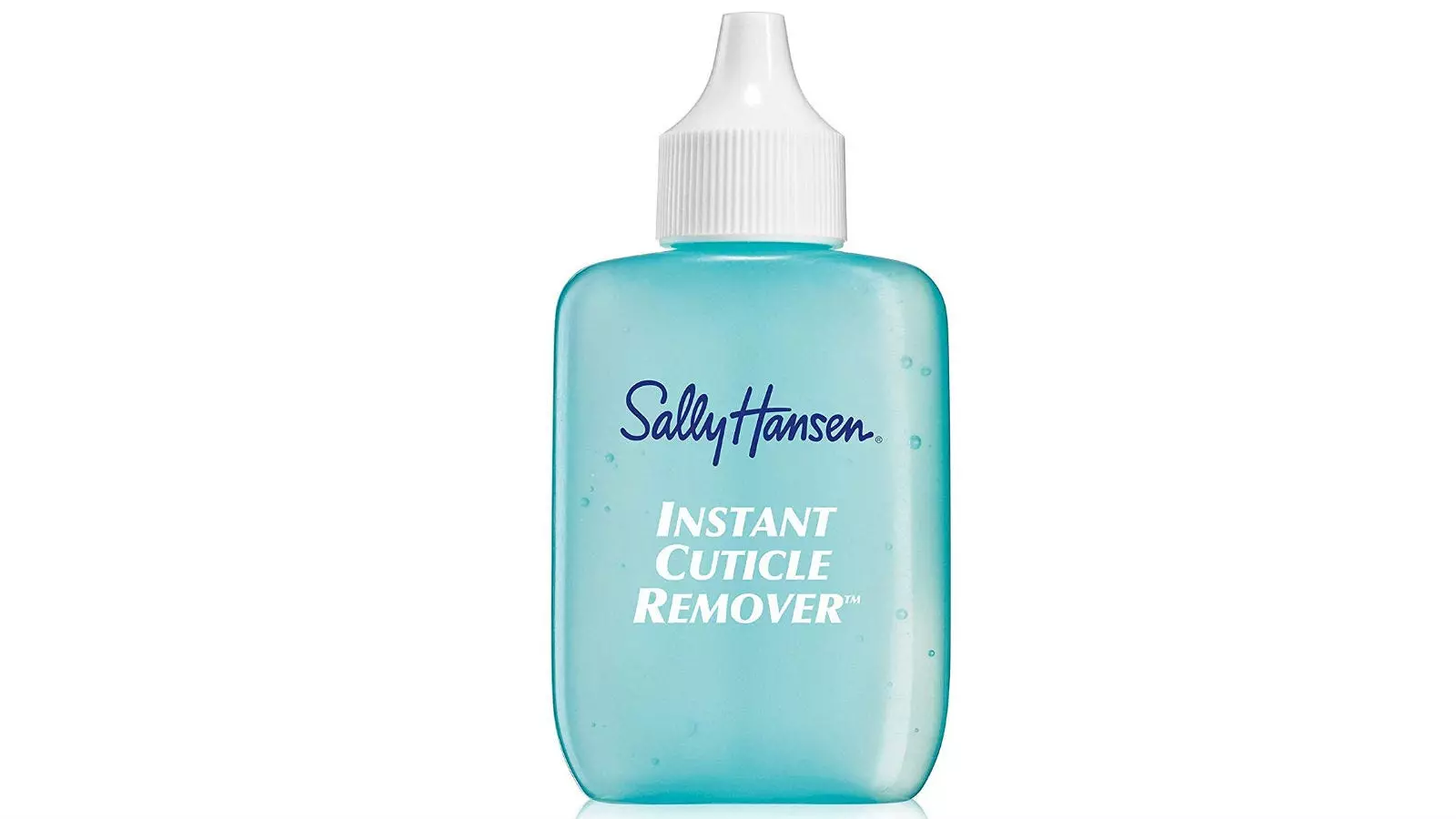 In flesse Sally Hansen Instant Cuticle Remover.