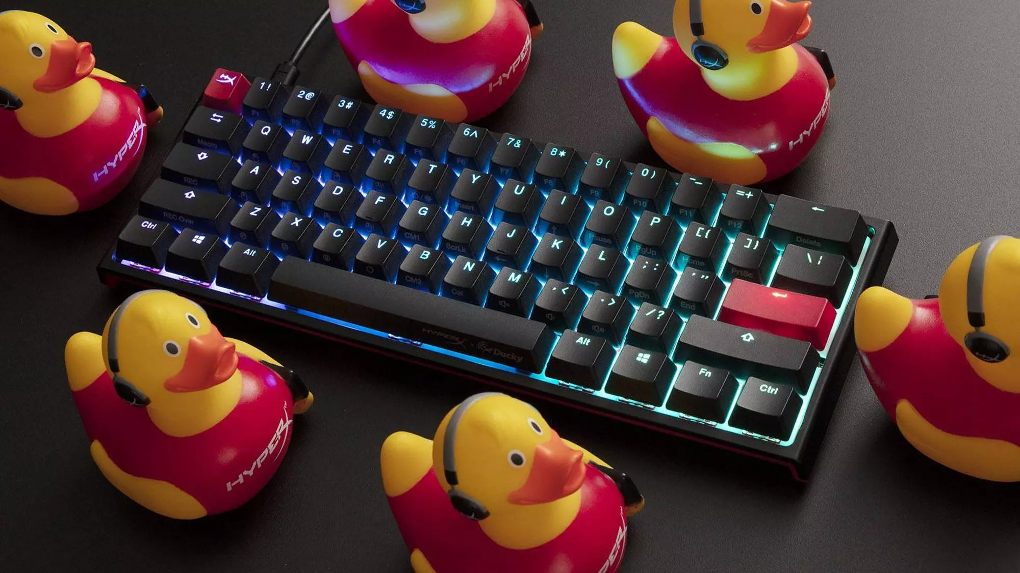 Click Quack: HyperX en Ducky werken samen voor een 60% gaming-toetsenbord