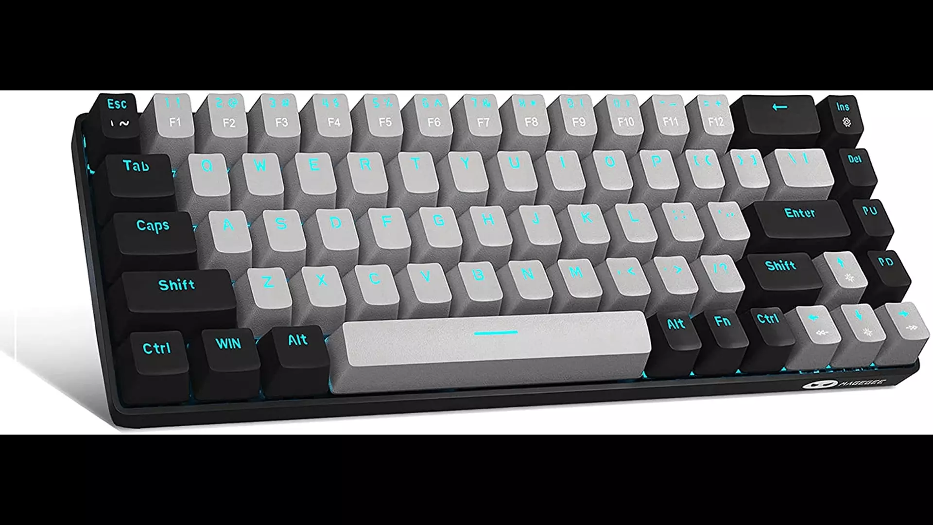 MageGee MK-Box 60% este o tastatură mecanică de 30 USD cu două opțiuni diferite de comutare, iluminare de fundal într-o singură culoare și un factor de formă portabil.