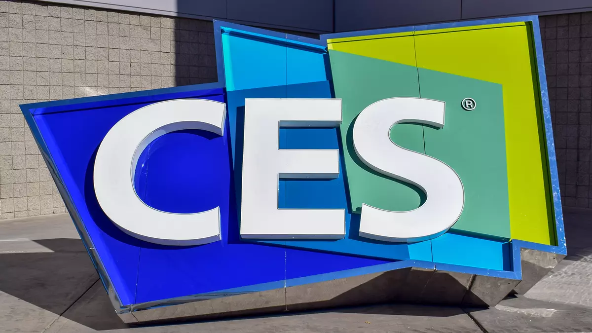 Фотография логотипа CES.