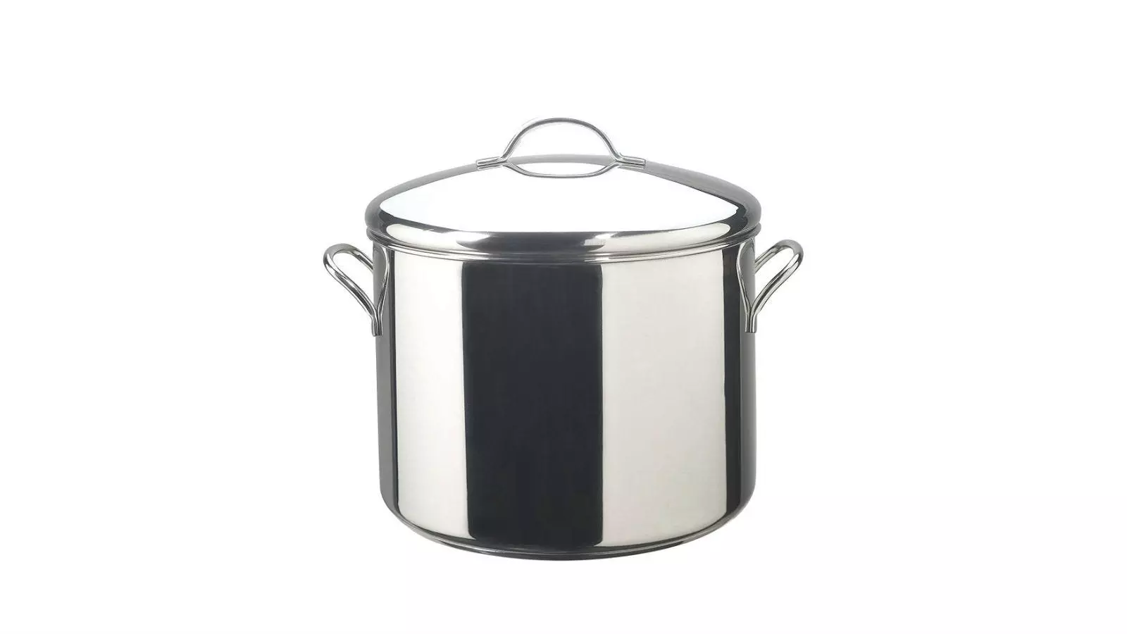 Ang Farberware Classic Stainless Steel 16-Quart Stockpot na may takip.