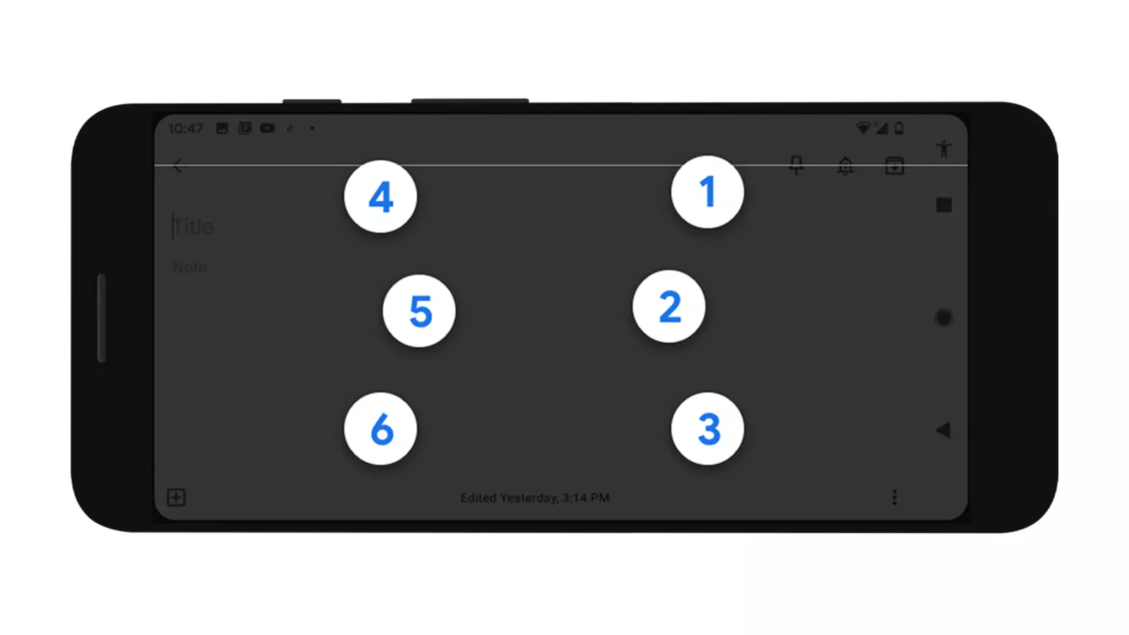 Google dia manolotra kitendry Braille ho an'ny Android