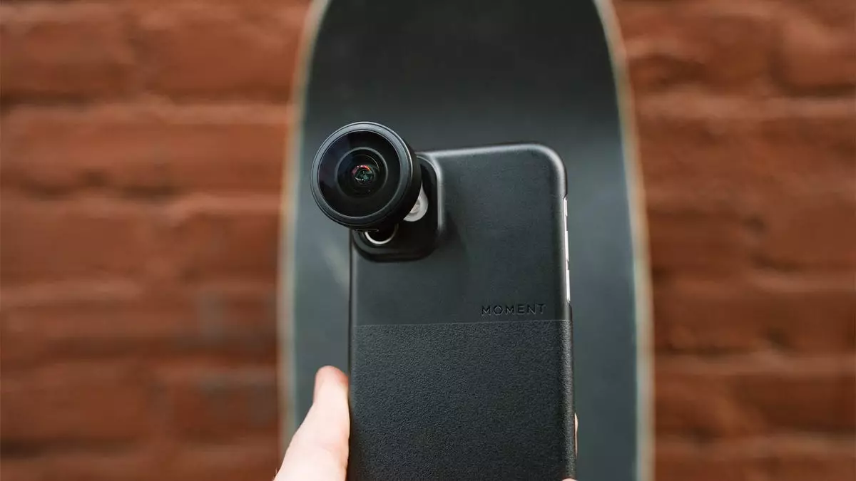 Akanya Fisheye 14mm Lens ya Smartphone kuri iPhone