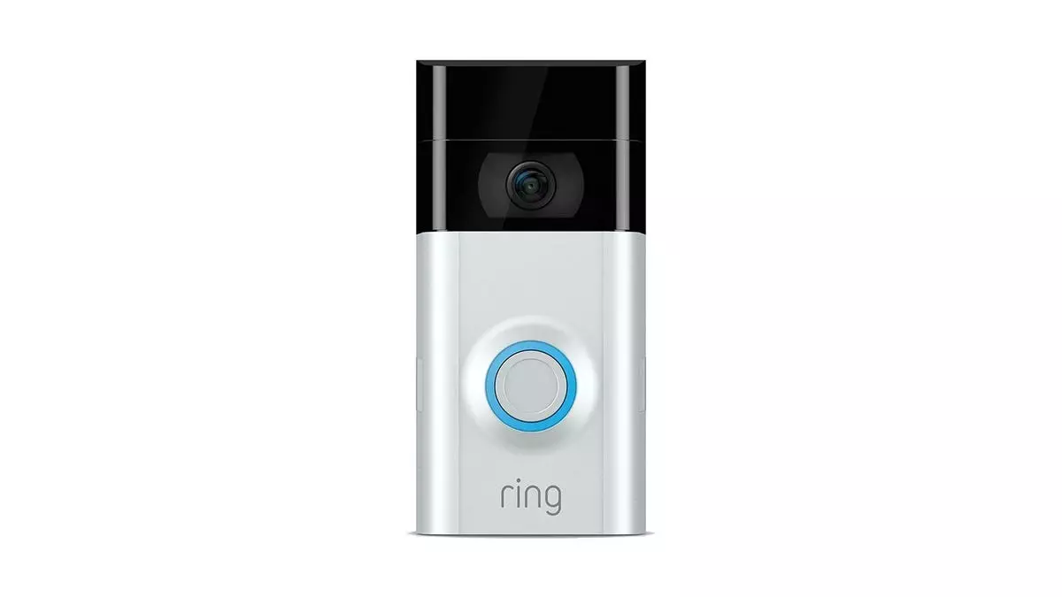 A Ring Video Doorbell.