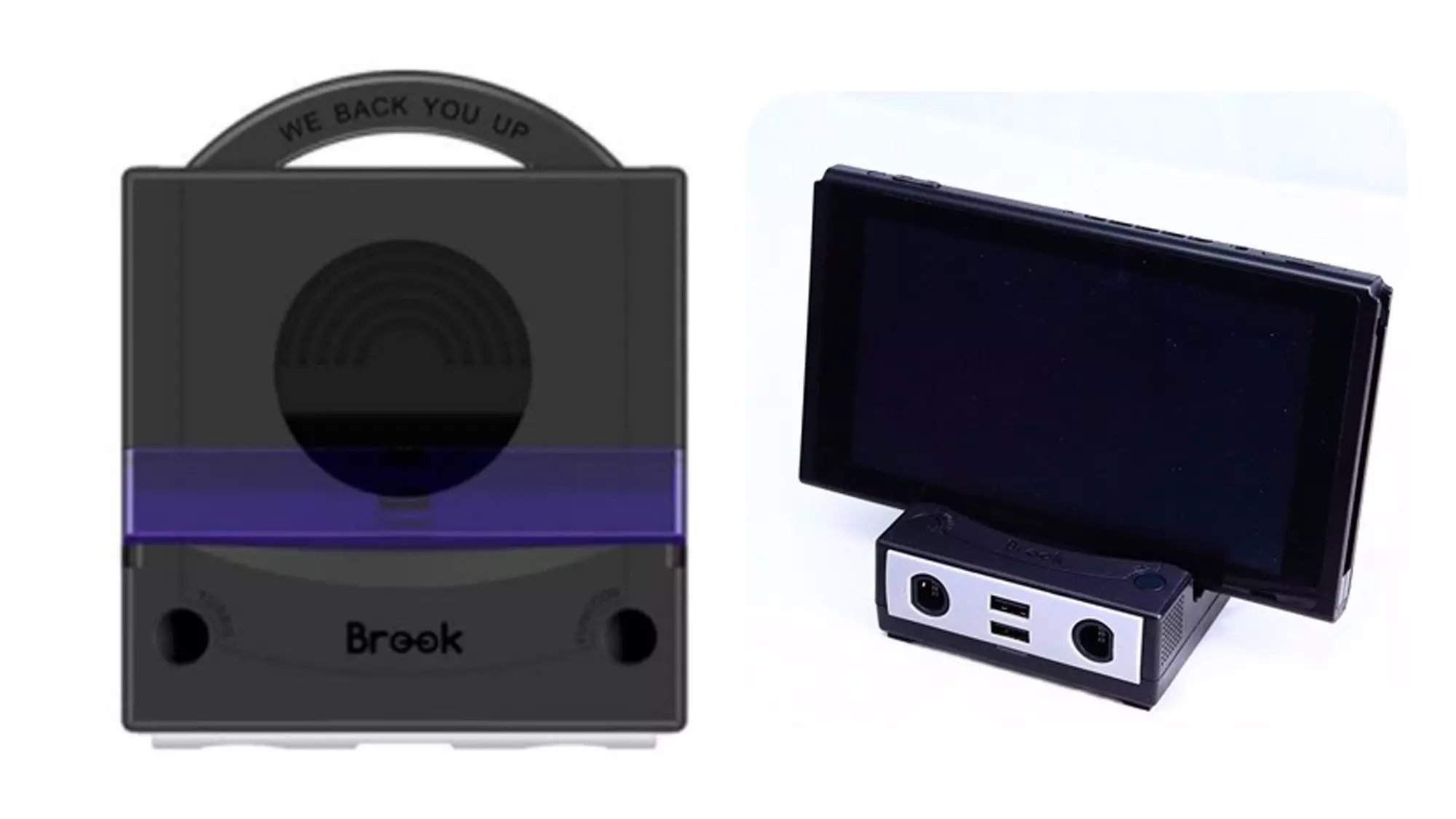 Dëse GameCube-Style Dock gëtt de Switch Upgraded Ports a Bluetooth