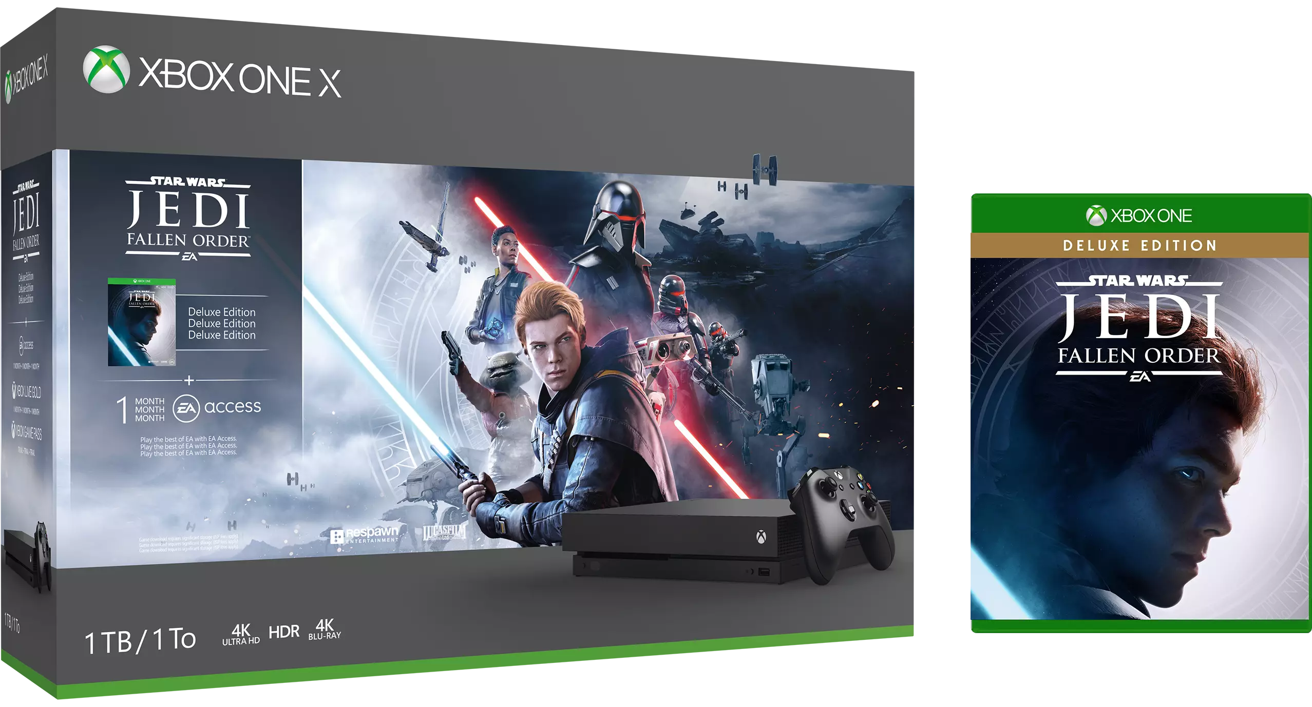 Xbox One Jedi Fallen Order rinkinys.