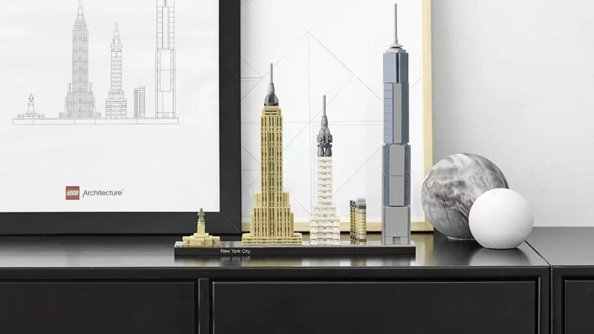 LEGO Architecture Горизонт Нью-Йорка