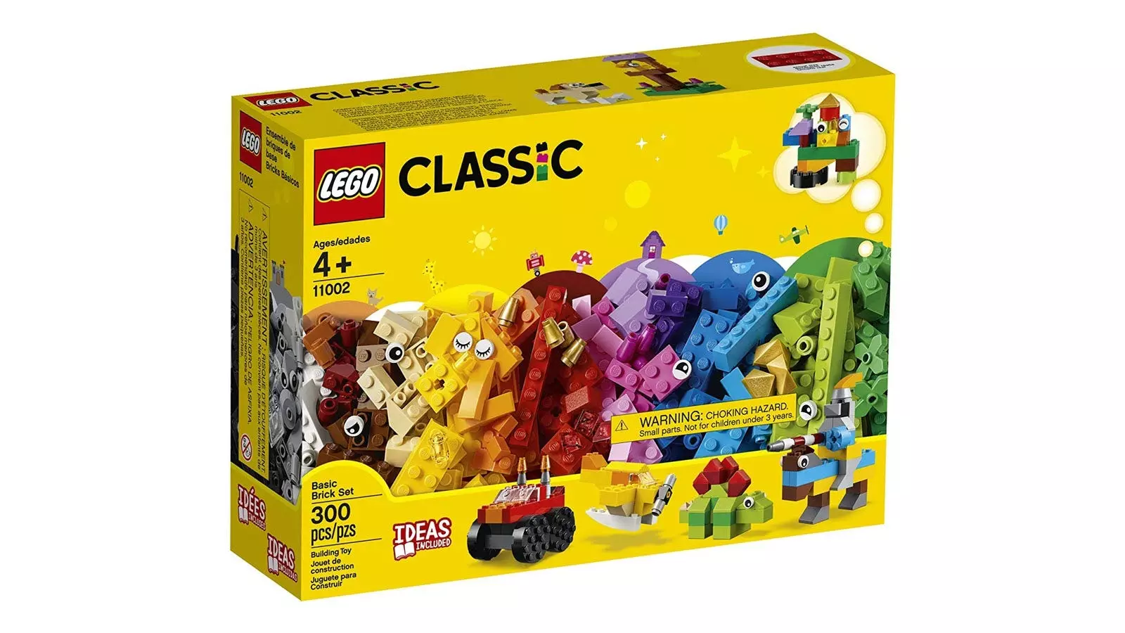 Set klasik LEGO me një tufë tullash