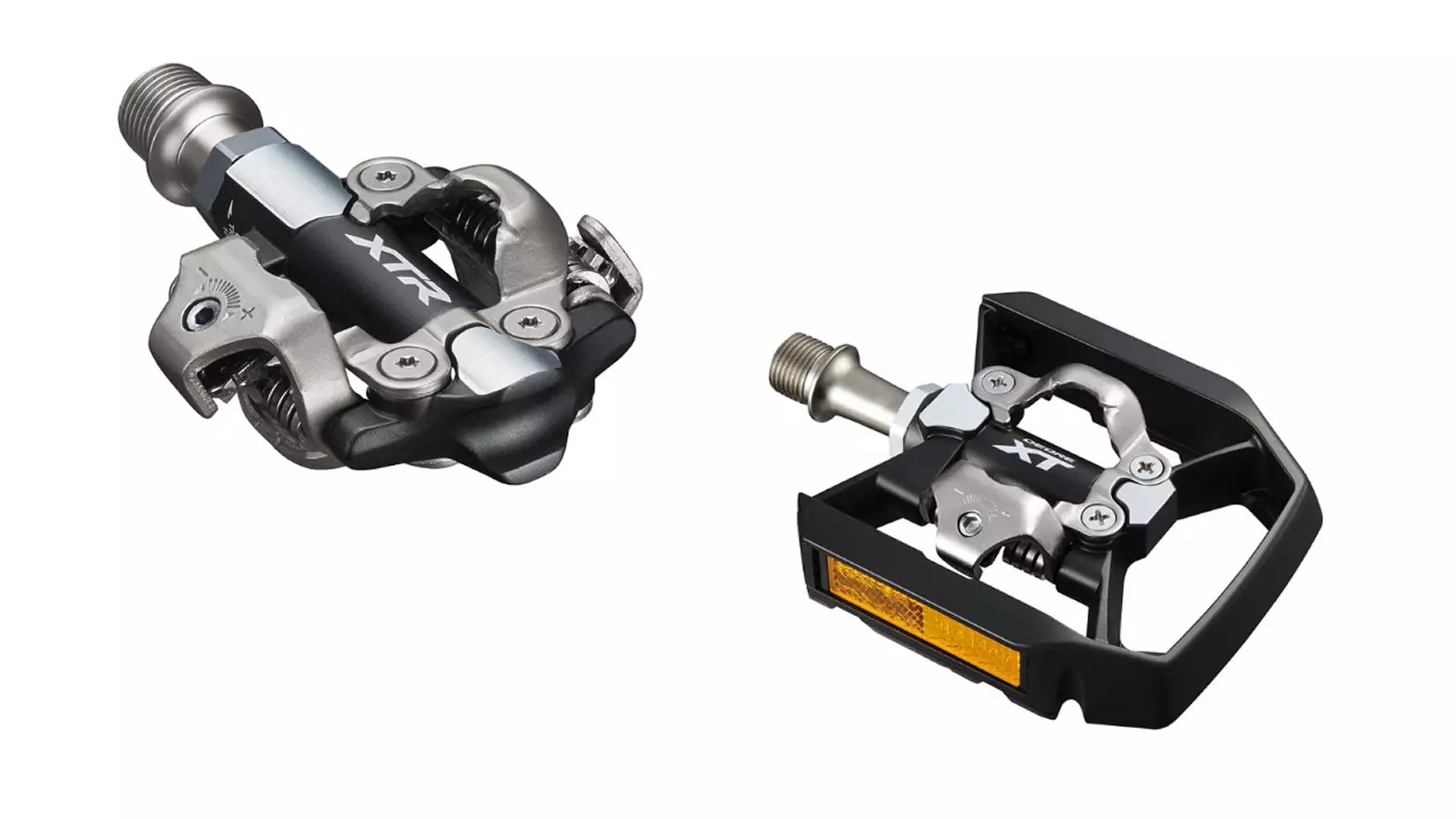 The Shimano clipless pedals.
