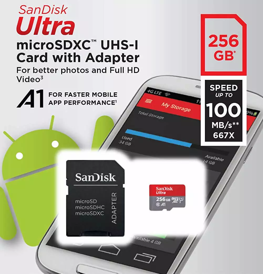 SanDisk Ultra 256 گیگابایت