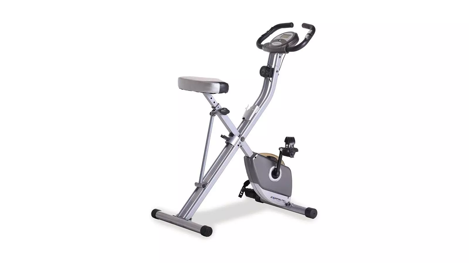 The Exerpeutic Folding Magnetic Exercise Bike.