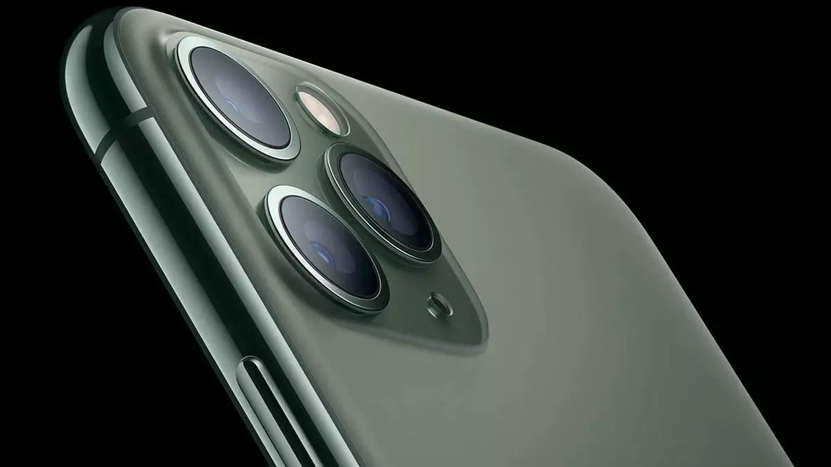 iPhone 11 Pro-ի տեսախցիկի մոդուլը: