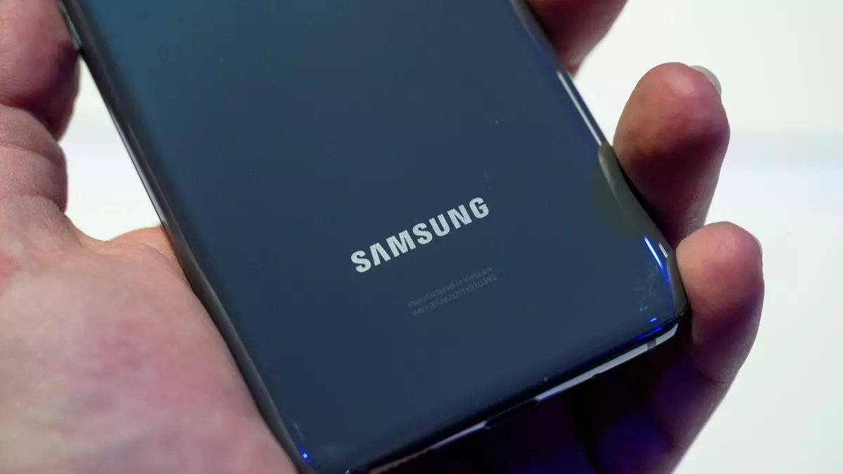 Samsung Galaxy S20 5G todellinen logo