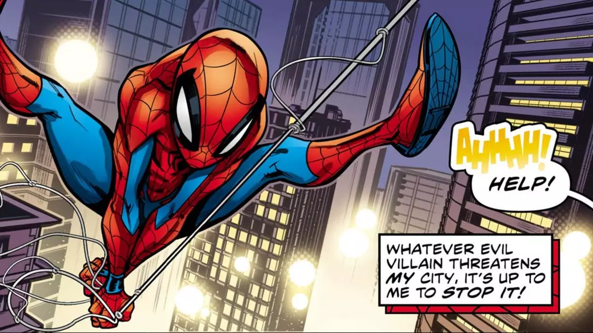 Spider-man comic art